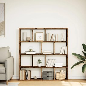 Knihovna old wood 132 x 29 x 141,5 cm kompozitní dřevo 3310314
