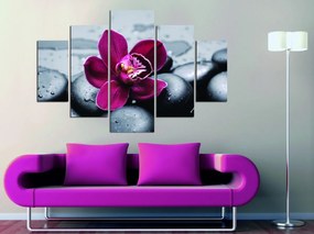 Vícedílný obraz Pink Flower 92 x 56 cm