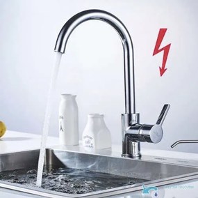 Nízkotlaká stojánková kuchyňská baterie EYN NT1220 se třemi hadicemi, chrom