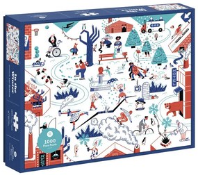 Chronicle Books Puzzle V zimě 1000 dílků
