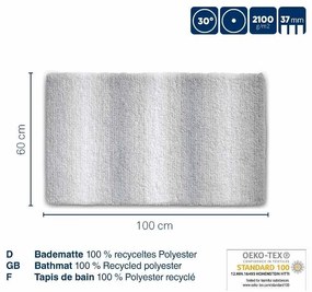 KELA Koupelnová předložka Ombre 100x60 cm  polyester nefritově zelená KL-23562