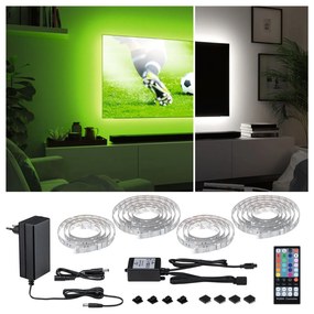 P 78877 MaxLED 250 LED Strip TV Comfort základní sada 75 palců 5,1m 25,5W 230lm/m 28LEDs/m RGBW+ 36VA - PAULMANN