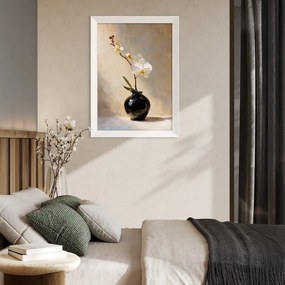 Tištěný obraz s rámem 56x75 cm White Orchid – Styler