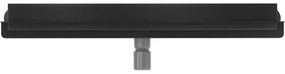 Mexen Flat nerezový sprchový žlab na zeď 60 cm vzor WALL, černý, 1730060