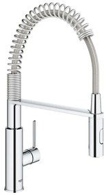 Grohe Get - Páková dřezová baterie, strunová, chrom 30361000