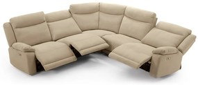 Pregio Italia sofa&relax Velká sedací souprava Comfort Provedení: 2 místná + lehátko, Vzorník látek: tekno fibra 33 dark grey
