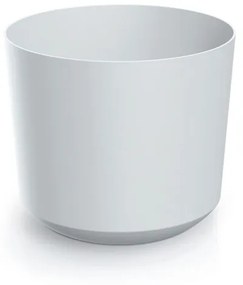 PROSPERPLAST Květináč - TUBO Průměr: 23,9 cm, Barva: bílá