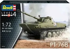 Revell PT-76B / Plastikový model / 1:72 / Počet dílků 120 / Obtížnost
