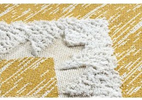 koberec ECO SISAL BOHO MOROC Diamanty 22312 střapce dvě úrovně rou velikost 117x170 cm | krásné koberce cz