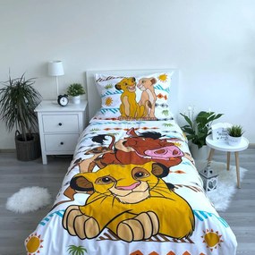 Jerry Fabrics Povlečení Lion King Afrika 140x200, 70x90 cm