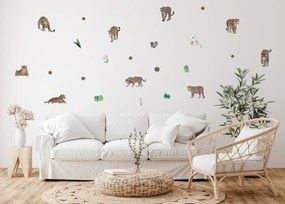 Samolepka na zeď Safari Leopardi | 42.5 x 65 cm | DSM3463