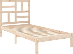 Rám postele masivní dřevo 90 x 190 cm Single 3105915
