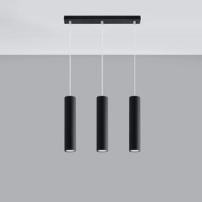 Sollux Lighting Závěsné svítidlo LAGOS 3L černé