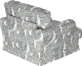 Potah na křeslo IKEA Ekeskog barva vícebarevná látka pletený vzor, vzorované