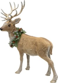 Figurka Winter Deer 60x35x77 cm