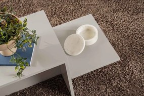 Designový konferenční stolek Olivette 80 cm šedý