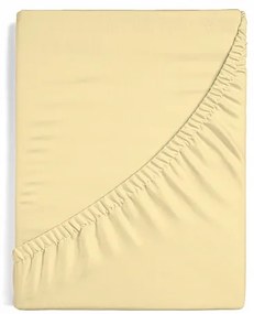 Matějovský napínací prostěradlo jersey Světle žluté na matraci: 180 x 200 cm