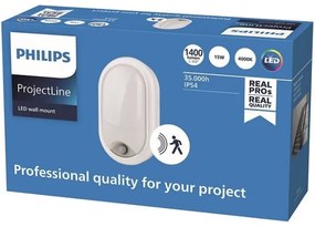Philips - LED Nástěnné svítidlo se senzorem PROJECTLINE LED/15W/230V IP54