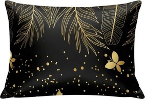 Povlak na polštář z mikrovlákna VISATA 70x90 cm, černý