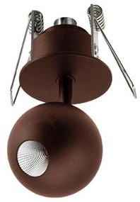 Redo 01-1830 zápustné bodové LED svítidlo Obo matně kávové, 4,5W, 3000K, 50cm