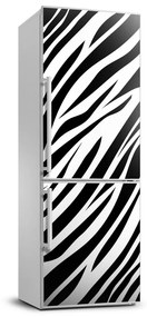 Wallmuralia Nálepka tapeta lednička do domu Zebra pozadí 60x180 cm