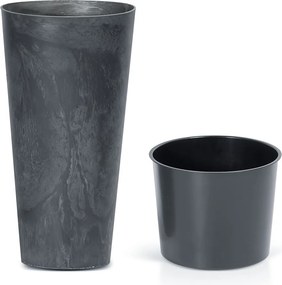 Květináč Tubus Beton šedý
