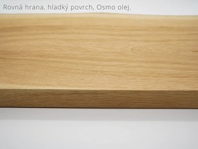 Masivní Jídelní Stůl Deska Dub Rozměry desky: 140	x 100 cm
