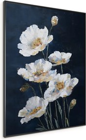 Tištěný obraz s rámem 60x80 cm White Poppies – Styler