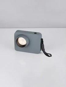 LED stmívatelná černá stolní lampa Kedros