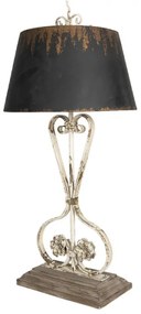 Vintage stolní lampa s patinou Mallorie – 48x48x105 cm