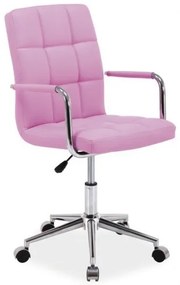 Kancelářská židle TINY pink - nosnost 100 kg - výškově stavitelná - 3D6304