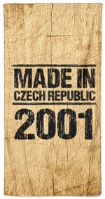 Osuška Made In (rok: 2001, Velikost osušky: 70x140cm)