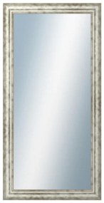 DANTIK - Zarámované zrcadlo - rozměr s rámem cca 60x120 cm z lišty TRITON široký stříbrný (2950)