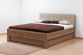 BMB Denerys Paradise postel - imitace dřeva Dekor: Buk, Provedení: oblé, Rozměr: 180 x 200 cm