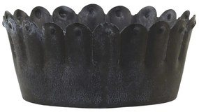 Granitový antik kovový svícen na čajovou svíčku Dorra - Ø 8*3,5 cm