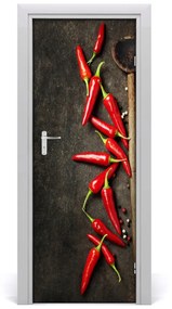 Fototapeta na dveře samolepící chilli 85x205 cm