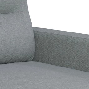 2dílná sedací souprava s polštáři světle šedá textil 3201616