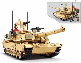Sluban Model Bricks M38-B1365 Bitevní tank M1A2 Abrams TUSK II 2v1/ fi