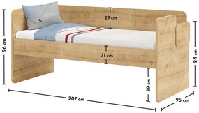 Postel II 90x200 Cody Modular - dub