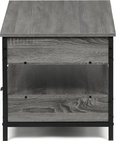 Konferenční stolek CT-I1201 GREY, mdf, šedý dub (100 x 50) cm Šedá