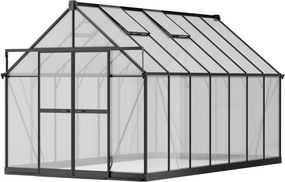 Skleník 240 x 244 x 429 cm, zesílená konstrukce, polykarbonát 6 mm
