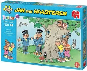 JUMBO Puzzle JvH Junior 1: Hra na schovávanou / 150 dílků / od 5 let