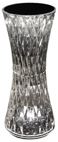 Stolní lampa Tower, 1x transparentní PVC stínítko, RGB