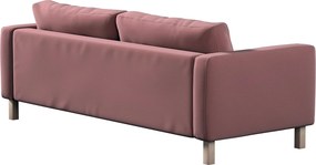 Potah na pohovku IKEA Karlstad, 3-místná, rozkládací barva fialová látka sametová