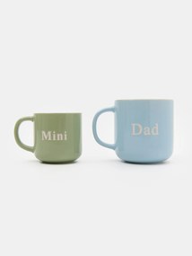 Sinsay - Sada hrnků s nápisem Dad a Mini - vícebarevná