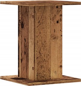 Stojany na rostliny 2 ks old wood 30x30x40 cm kompozitní dřevo 3307853