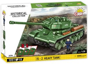 Cobi 2578 II WW Tank IS-2, 3v1, 1:28, 1051 kostek