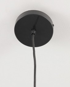 Závěsná lampa Nina Black 48 cm