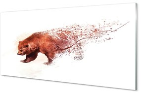 akrylový obraz Medvěd 140x70 cm