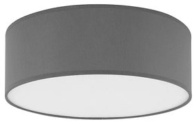 TK LIGHTING Stropní svítidlo - RONDO 4327, Ø 40 cm, 230V/15W/2xE27, tmavě šedá/bílá
